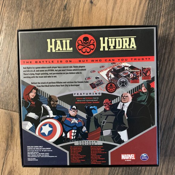 Spin Masters | Toys | Hail Hydra Board Game Marvel By Spin Master Hail ...